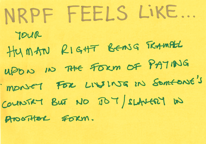 Learning from Lived Experience: Making the NRPF Videos. – SLRA